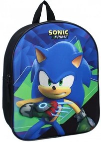 Vadobag - Dětský 3D batoh Ježek Sonic / 32 x 26 x 11 cm