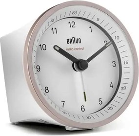 Braun - Analogový budík BC07, růžová/bílá 4007218670991
