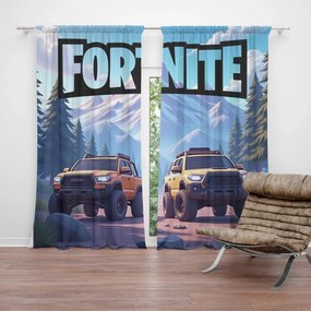 Sablio Závěs FORTNITE Off-road auta: 2ks 140x250cm