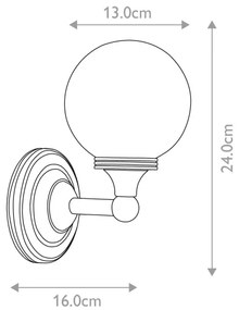 Elstead BATH-AUSTEN4-PC - LED Koupelnové svítidlo AUSTEN 1xG9/3W/230V IP44