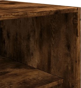 Šatní skříň kouřový dub 50 x 50 x 200 cm kompozitní dřevo 3307787