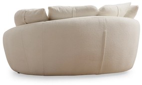 Atelier del Sofa 2-místná pohovka Midye - Love Seat, Krémová