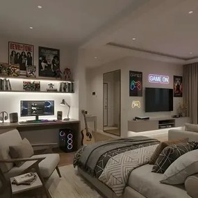 Solight LED COB pásek neutrální bílá / LED pásek / USB napájení / 5m /