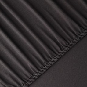 Florella Prostěradlo Avance Jersey 45 Schiefer, 180-190x200 cm