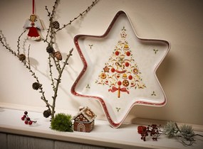 Villeroy&Boch Villeroy & Boch Winter Bakery Delight velká hvězdicová miska, 37,4 × 32,8 × 3,3 cm, 1 l