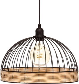 Závěsné svítidlo SUWA, s kovovým stínidlem, průměr 35 cm