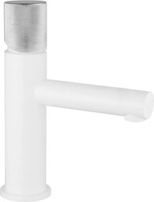 Mexen ELBA ONE - umyvadlová baterie s designovým ovládáním, Bílá-Chromová, 74101-22