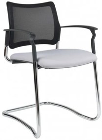 ANTARES 2170/S C NET Rocky/S NET - Jednací židle  - koženka černá