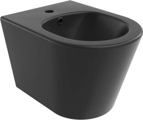 Erga Vento, závěsný bidet 485x360x320 mm, černá matná, ERG-V03-VENTO-BD-BK