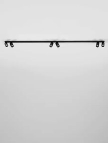 Minimalistické bodové svítidlo Oso 6 Černá