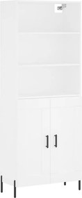 Skříň highboard bílá 69,5 x 34 x 180 cm kompozitní dřevo 3189965