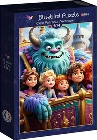 BLUEBIRD Puzzle Za dobrodružstvím! / 104 dílků / od 6 let