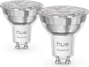 Philips Hue Essential - Chytrá LED žárovka GU10, 345 lm, 2 ks 929004235702