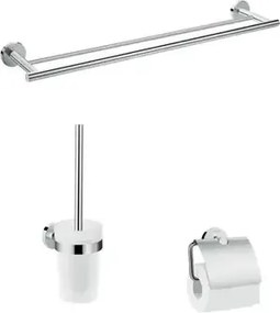 Hansgrohe Logis Universal - Sada doplňků do koupelny | chrom