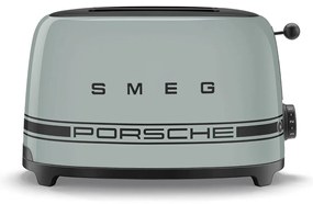 Smeg Toustovač Porsche x SMEG, 50's Retro Style, 2x2 950 W, šedozelená TSF01PSGEU