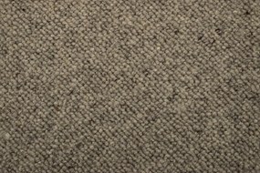 Vlněný koberec Alfawool 40 - hnědý - 4m | 5m