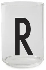 Personal Drinking Glass písmeno R Design Letters