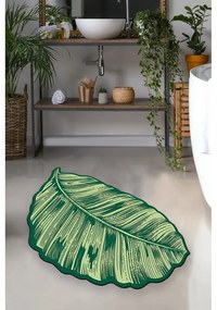 Zelená koupelnová předložka 60x100 cm Sheet – Foutastic