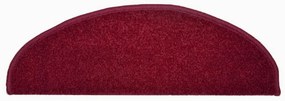 Vopi Nášlapy na schody Eton vínově červený půlkruh, samolepící - 28x65 půlkruh (rozměr včetně ohybu)