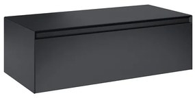 LOTOSAN Akra skříňka s deskou SLIM 100cm, černá matná AQ LN8941