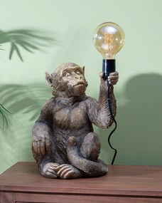 Stolní lampa Gold Monkey výška 36cm