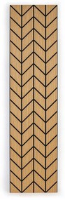 Designový akustický panel, 2400 x 600 mm, dub Hamilton