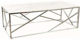 Konferenční stolek ESCADA A II Signal Bílá / stříbrná