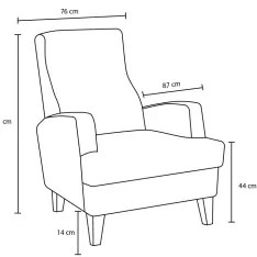 Křeslo KOVU antracit