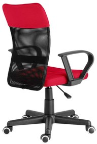 Dětská kancelářská židle NEOSEAT MONKEY černo-červená