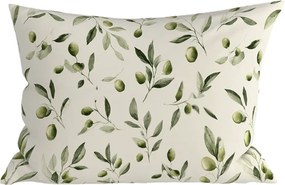 Bavlněný povlak na polštář OLIVE 50x70 cm, zelený