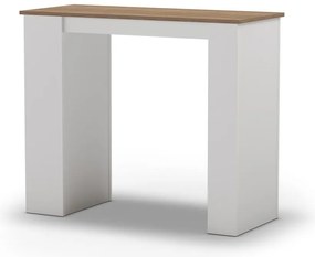 Barový stůl s deskou v dubovém dekoru 52x120 cm Peru – Marckeric