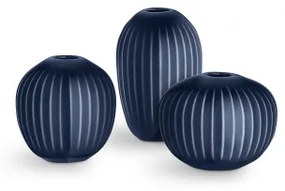 Vázy Hammershoi Indigo Mini - set 3 ks Kähler