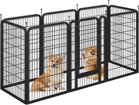 Ohrádka pro psy Yaheetech – 8dílů - 68 × 100 cm (267285231868)