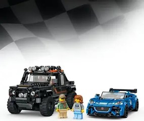 LEGO® Speed Champions 77264 Jaguar Project 7 a Land Rover Defender / P