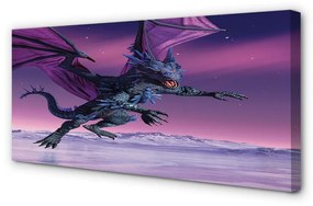 Obrazy na plátně Dragon pestré oblohy 120x60 cm