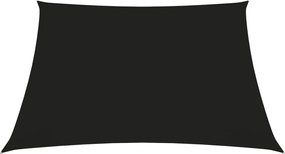 vidaXL Stínící plachta oxfordská látka čtvercová 4,5 x 4,5 m [135635] Barva: Černá