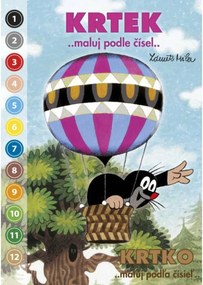 AKIM Maluj podle čísel Krtek (Krteček) 2 omalovánky A5 709138