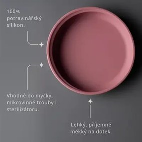 Tommee Tippee Silikonový talíř s přísavkou zelená
