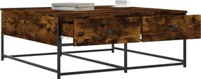 vidaXL Konferenční stolek 100 x 99 x 40 cm kompozitní dřevo [835296] Barva: šedá sonoma