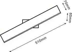 LED Nástěnné svítidlo BERNADETTA LED/10W/230V 4000K černá