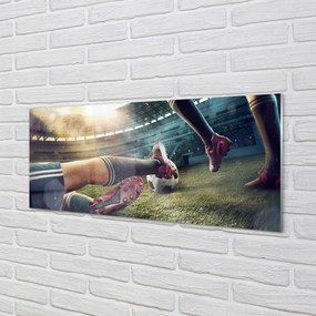 akrylový obraz Korky fotbalový stadion 120x60 cm