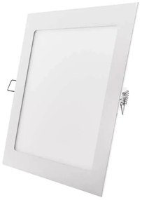 Emos LED zápustný panel ZD2141, čtverec, 18W, 220 mm, teplá bílá