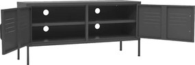 TV skříňka antracitová 105 x 35 x 50 cm ocel 336231