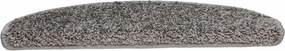Schodové rohože 10 ks 65 x 21 x 4 cm šedé, půlkulaté, velké 149799