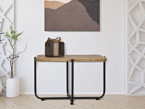 Konferenční stolek Cebu 75 cm černý/hnědý
