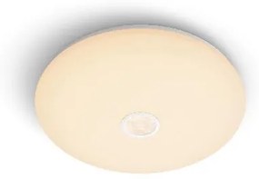 Philips Osvětlení - Stropní LED svítidlo, průměr 32 cm, 2700 K, 16 W, se senzorem, bílá 929003195801