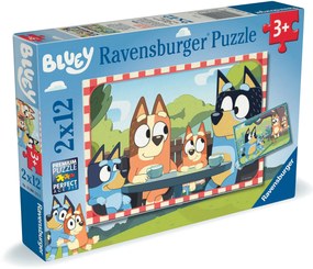 Ravensburger 120041115 bluey na pikniku 2 × 12 dílků