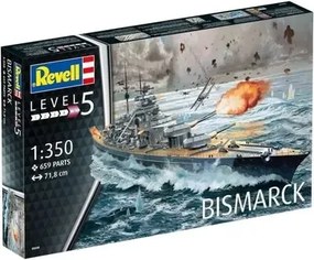 Revell 05040 Bismarck / Plastikový model / 1:350 / Počet dílků 659 / O