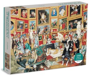 Galison puzzle meowsterpiece: galerie uffizi 1500 dílků