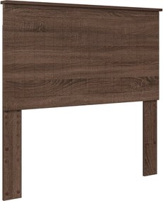 Rám postele se zásuvkou Hnědý dub 100 x 200 cm Inženýrské dřevo 3411151